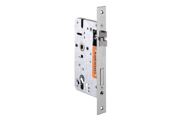JNF Mortice Euro Door Lock 60mm Satin Stainless Steel | IN.20.895 ...